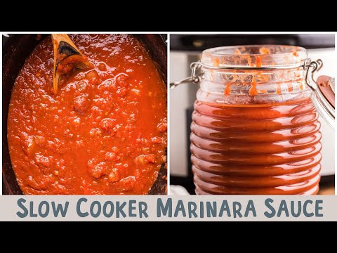 🍅Homemade Marinara Sauce Made In The Crockpot 🍅 Tastes Like Rao's