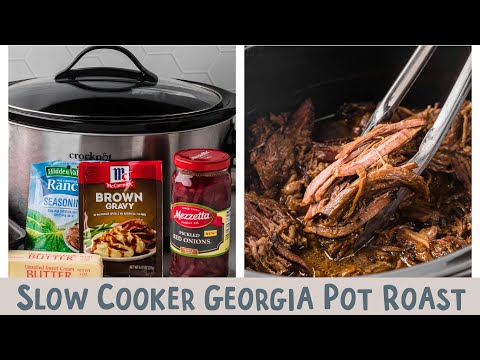 New Recipe: Georgia Pot Roast 🧈🥩 Slow Cooker Comfort Made Easy!