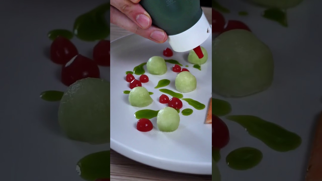 Learn To Plate My Melon Dessert - The Chef's Circle