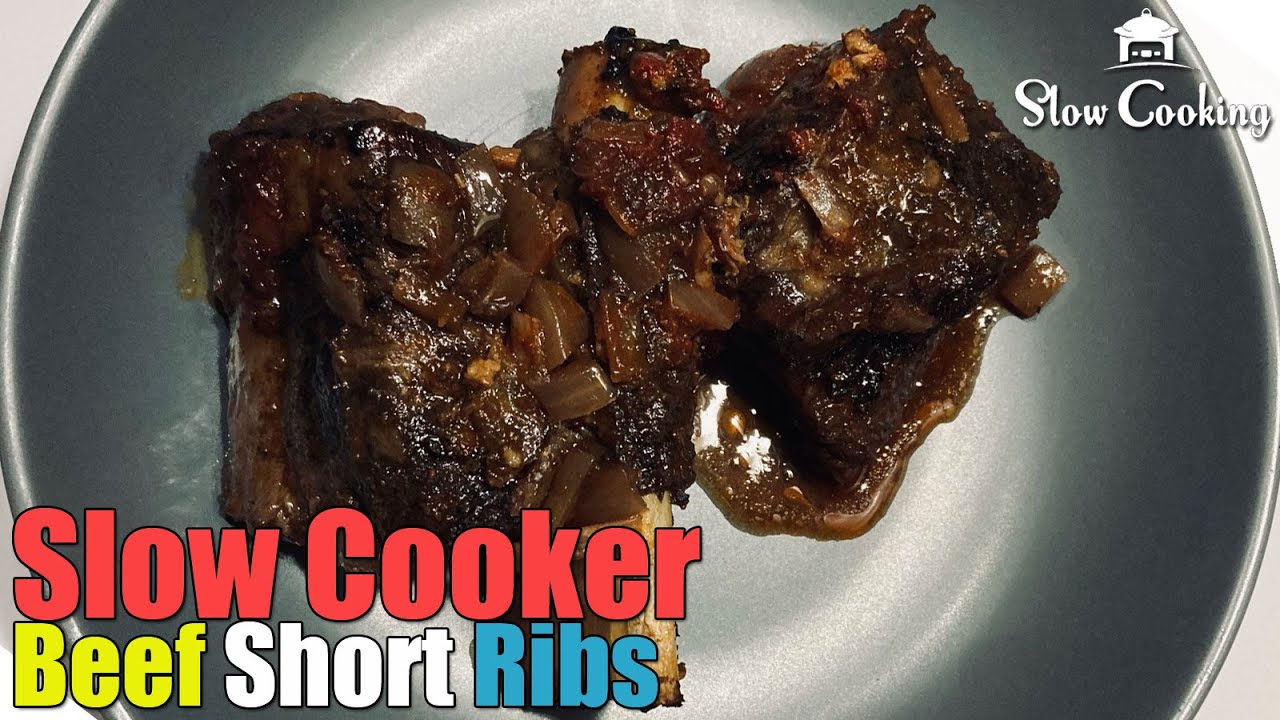 Slow Cooker Beef Short Ribs - The Chef's Circle