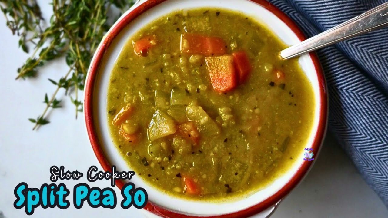 Cozy, Easy Slow Cooker Split Pea Soup - No Soaking! - The Chef's Circle