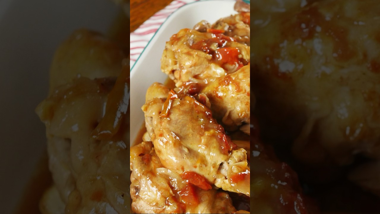 Slow Cooker French Onion Chicken 🍗 #crockpot #slowcooker #recipe